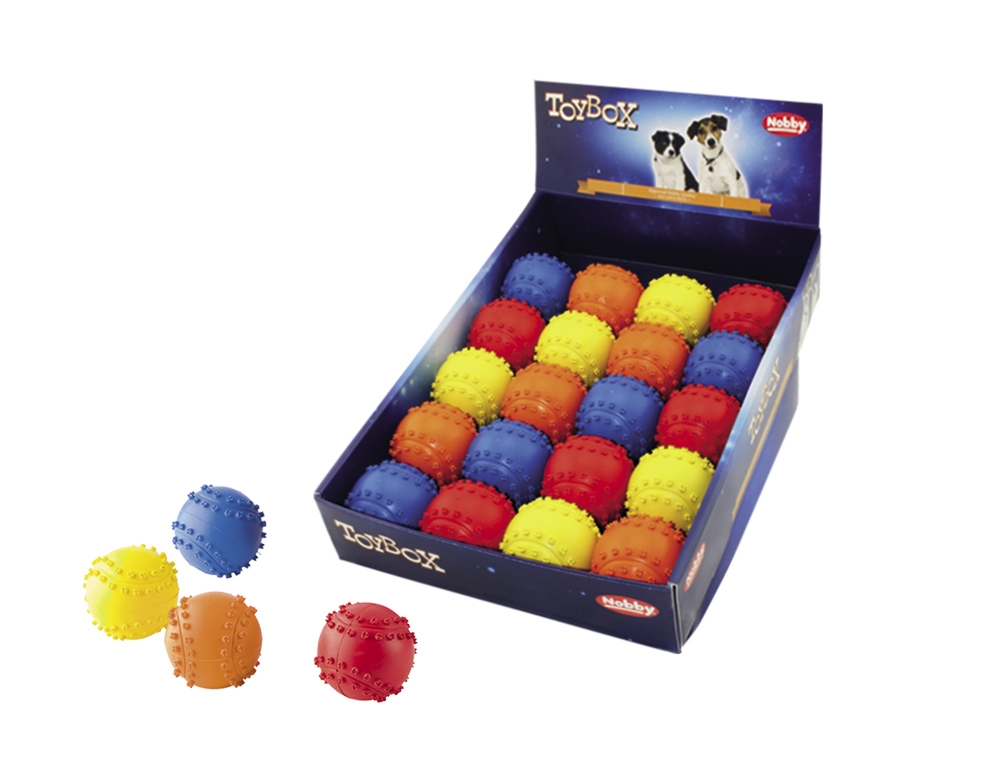 Vollgummiball mit Noppen | Vollgummi | Beschäftigung | Hund | Nobby Pet ...